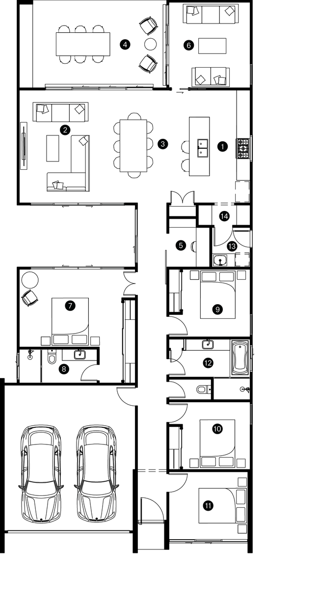 12D Single Storey Home Design | Happy Haus