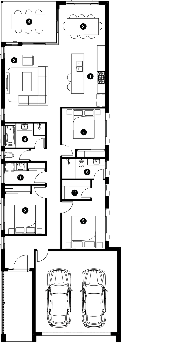 10K Single Storey Home Design | Happy Haus